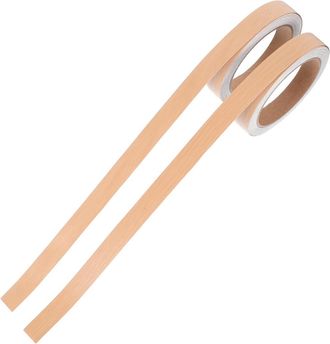 BESPORTBLE 2 Rollen Holzmaserungs Klebeband 2cm X 10m - Selbstklebendes Kantenband in Nat&uuml;rlicher Holzoptik Widerstandsf&auml;higes Kantenreparaturband mit Hochleistu