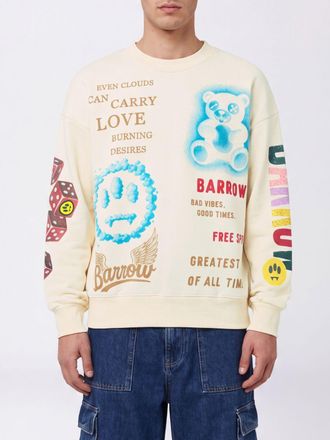 Barrow Relaxed-Fit Sweatshirt aus Baumwolle mit grafischem Kontrastprint