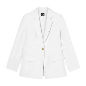 A|X Armani Exchange Femme, Vestes, Blanc, Taille: 38 FR Blazer