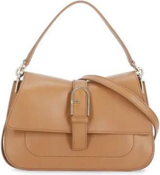 Furla Crossbody Bags - Furla Flow M Top Handle - Gr. unisize - in Cognacbraun - für Damen