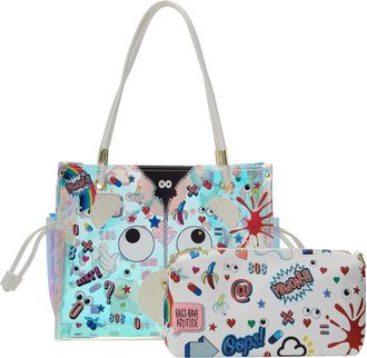 Mymo Handtasche Handtasche Frauen blau mehrfarbig