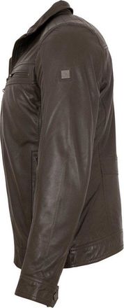 Otto Kern Lederjacke Men-105 OTTO KERN- Herren Lederjacke Lammnappa dunkelbraun