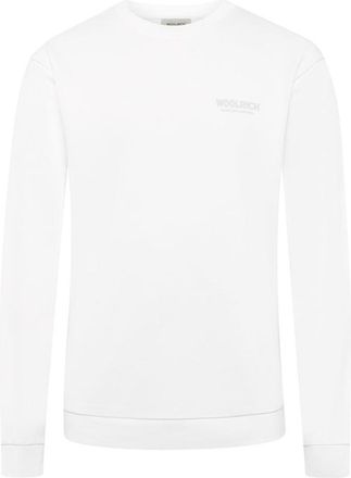 Woolrich Sweatshirt mit r&uuml;ckseitigem Label-Schriftzug in