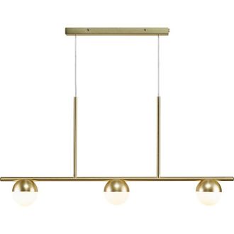 Nordlux Suspension contina 3-Spot M&eacute;tal Laiton, H.41.3 - IP20 - G9 / Nordlux Int&eacute;rieur