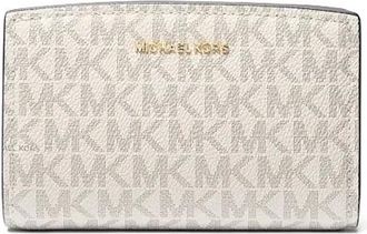 Michael Kors Femme, Accessoires, Beige, Taille: ONE Size Bryant Medium Signature Logo Wallet