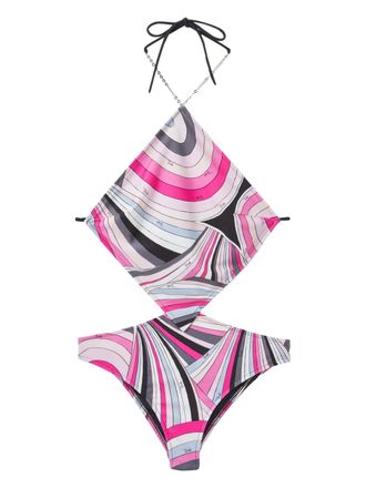 Pucci maillot de bain à imprimé Iride - Rose