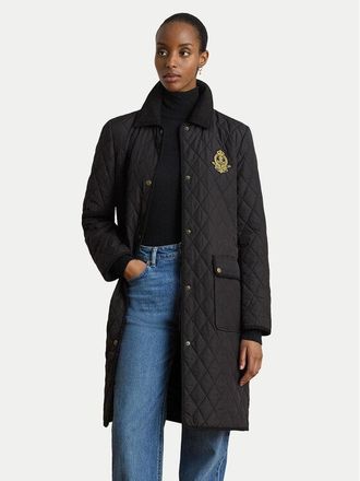 Lauren Ralph Lauren &Uuml;bergangsjacke Crested 3/4 Quilt 297P18059001 Schwarz Regular Fit