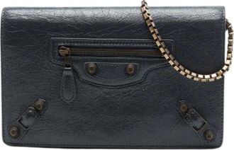 Balenciaga Pre-owned Cuir sacs-balenciaga - Femme - Pre-owned - Gris - Taille: ONE Size