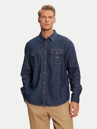 Guess Jeanshemd M4BH56 D5EI4 Dunkelblau Regular Fit