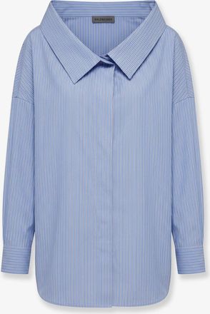 Balenciaga Oversized Cotton Stole shirt - BALENCIAGA - gender_Woman