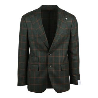 Luigi Bianchi Mantova Giacca Sfiancata - - Suits - Herren - Gr&uuml;n - L
