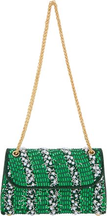 Faina Klappentasche Klappentasche Frauen Gr&uuml;n