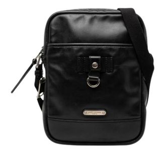 Saint Laurent Sac bandouli&egrave;re en cuir Pre-owned - Homme - Pre-owned - Noir - Taille: ONE Size