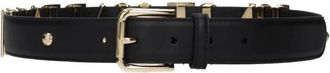 Dolce & Gabbana Femme, Accessoires, Noir, Taille: ONE Size Ceinture Regular en Cuir