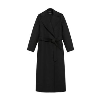 Max Mara Poldo Robe Coat - - Coats - Damen - Schwarzk - M