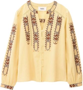 BA&SH Femme, Blouses et Chemises, Jaune, Taille: 40 FR Shirt Faustina