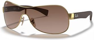 Ray-Ban Rb3471 Sonnenbrillen Gold Fassung Braun Glas 01-32