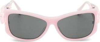 Yvmin Hair-clip Rectangle-frame Sunglasses