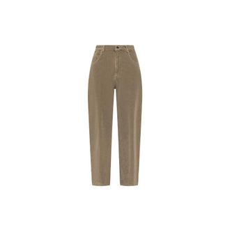 Seventy Pantalon en velours de coton - Femme - Pantalons - Brun - Taille: 34 FR