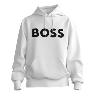 HUGO BOSS Homme, Sweatshirts et sweats &agrave; capuche, Blanc, Taille: M SweaT-shirts &agrave; capuche