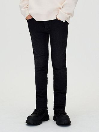 Calvin Klein Mid Rise Slim Jeans - Washed Black Cf - Jungen - 4