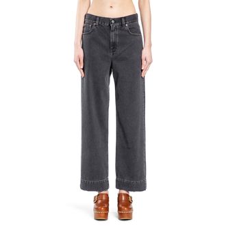 Chlo&eacute; High-Rise Cropped Jeans