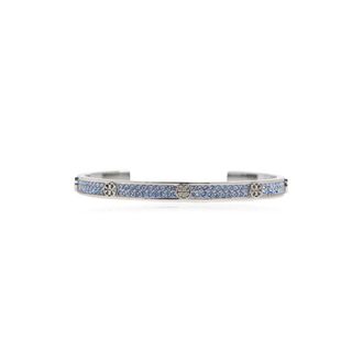 Tory Burch Armband mit schimmernden Kristallen - - Accessories - Damen - Grau - M