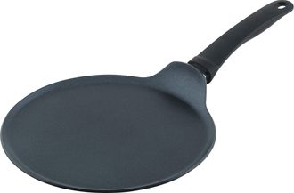 Kuhn Rikon Easy Induction Aluminium Crêpes Bratpfanne antihaftbeschichtet, induktion, 25 cm, schwarz