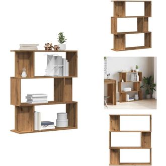 vidaXL Biblioth&egrave;que ch&ecirc;ne artisanal 80x24x96 cm bois ding&eacute;nierie - Armoire &Agrave; Livres - Armoires &Agrave; Livres - Biblioth&egrave;que - &Eacute;tag&egrave;re
