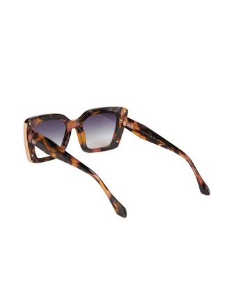 Ana Hickmann Womens Sunglasses Honey Tortoiseshell Acetate Eyewear