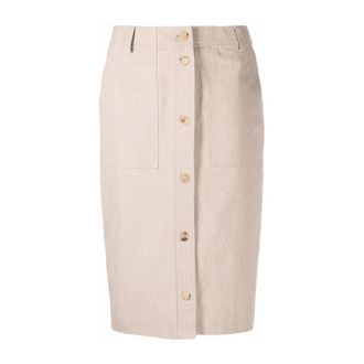 Moschino Gonna Longuette Archive Safari - - Skirts - Damen - Beige - M