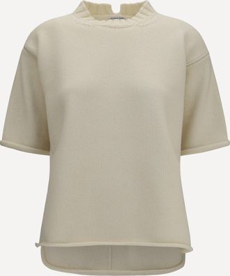 Bottega Veneta Wool and cashmere-blend knit T-shirt Female M