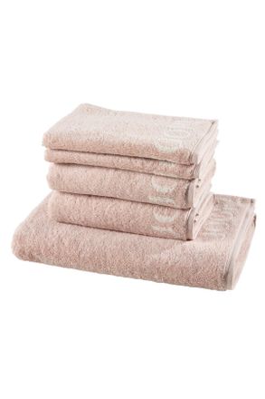 Joop Frottierset, Rosa, Textil, 5-teilig, Uni, Oeko-Tex Standard 100, saugf&auml;hig, Aufh&auml;ngeschlaufe, strapazierf&auml;hig, angenehm weich, hochwertige Qualit&auml;t, B