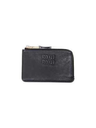 Miu Miu Zip Logo Cardholder