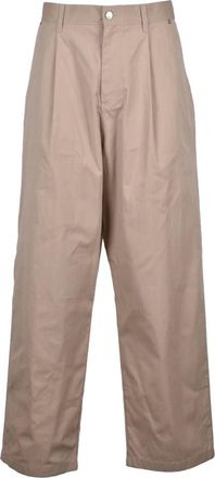 Moschino Homme, Pantalons, Beige, Taille: L Classico Wide Pantalons