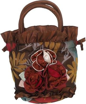 Yarnow Sac Seau &Eacute;l&eacute;gant pour Femme Pochette Soir&eacute;e &agrave; Motif de Fleurs Formelle Sac &agrave; Main Banquet Vintage pour Mariage et &Eacute;v&eacute;nements