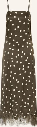 Moss Copenhagen Msch Copenhagen Satinkleid Mschjionna Mit Spitze braun