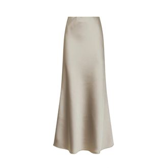 Blanca Vita Gedila Langer Rock in A-Linie - - Skirts - Damen - Beige - XS