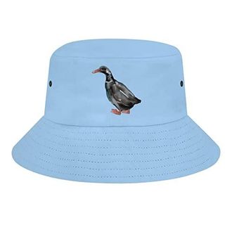 Generic Canard-6 Seau Chapeau Léger Chapeau De Pêcheur Anti-UV Casquettes Visières pour Voyage Loisirs Hommes