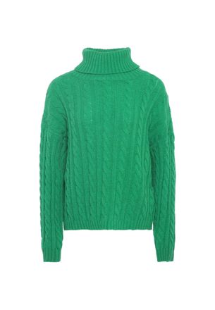 Mymo Pullover Damen gr&uuml;n