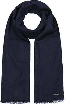 Stetson Echarpe Lindo Homme - echarpe pour a franges Hiver automne-hiver - taille unique bleu fonce