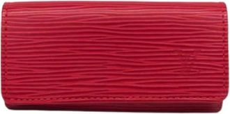 Louis Vuitton unisex, Pre-owned, Rouge, Taille: ONE Size Porte-cl&eacute;s en cuir Pre-owned