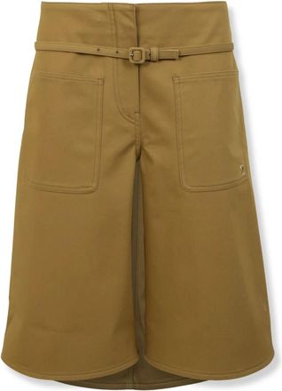 Courr&egrave;ges Femme, Jupes, Brun, Taille: 38 FR Bermuda &agrave; Boucle