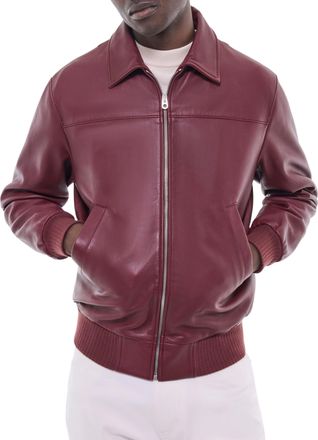 Fursac Blouson en cuir - Taille XL - Homme