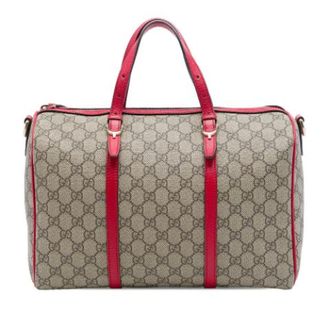 Gucci Sac Boston Pre-owned - Femme - Pre-owned - Beige - Taille: ONE Size
