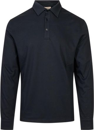 Agnona Homme, Tops, Noir, Taille: L T-shirt Coton Soie Interlock