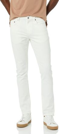 Amazon Essentials Herren Stretchjeans, Skinny-Passform - Auslauffarben, Weiß, 30W / 30L