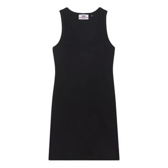 GCDS Gcds - Robe Brod&eacute; - Femme - Robes - Noir - Taille: 38 FR