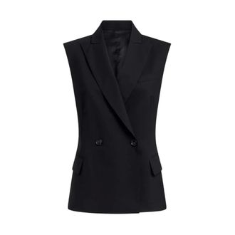 Pantaloni Torino Femme, Vestes, Noir, Taille: 40 FR Gilet Monica