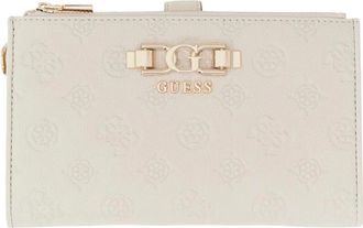 Guess Femme, Accessoires, Gris, Taille: ONE Size Anise SLG Double Zip Organizer
